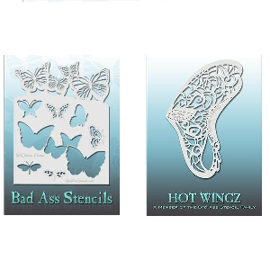 Bugs & Butterflies Face Painting Stencils | Body Art Stencils – tagged "mini-stencils-sets ...