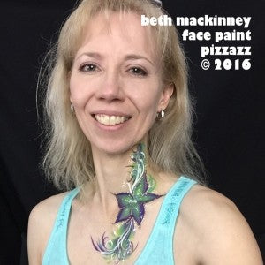 Spring Floral Neck Design Tutorial – ClownAntics