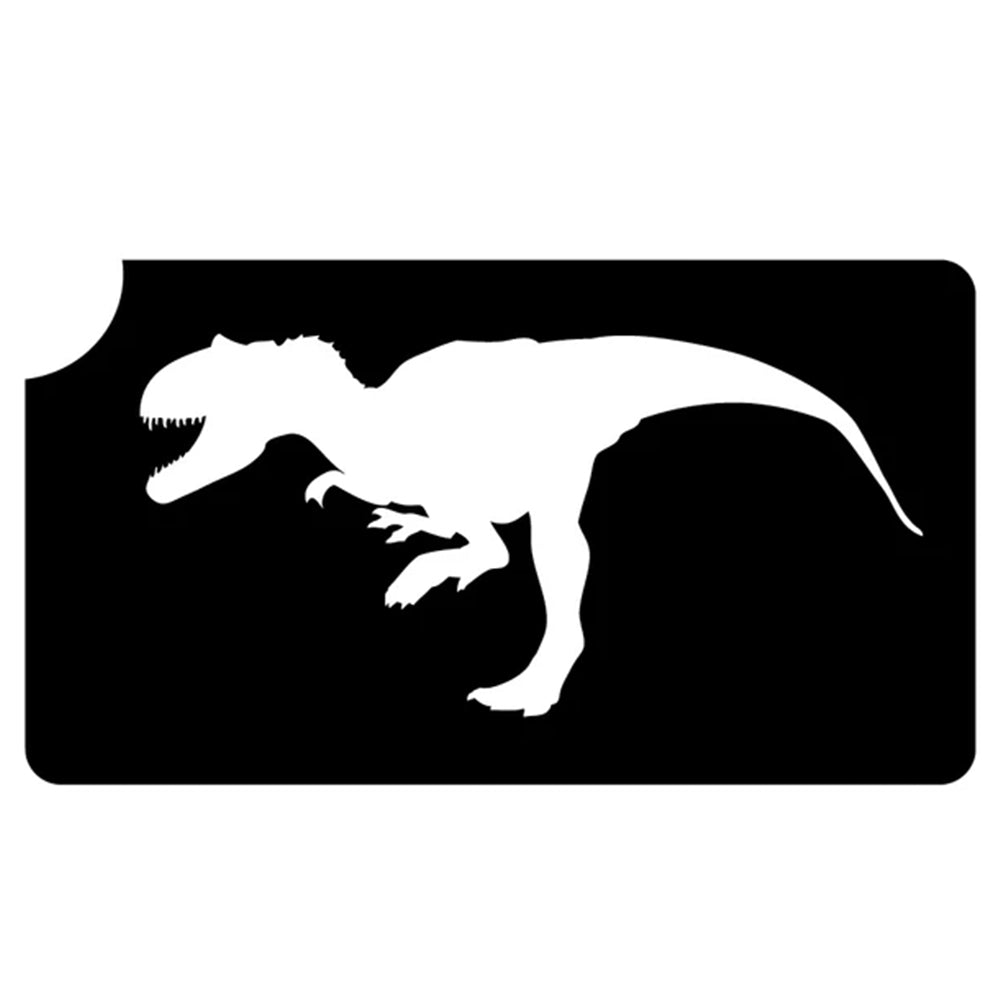 Art Factory Glitter Tattoo Stencil - T-Rex Dinosaur (134) - 5 Pack ...