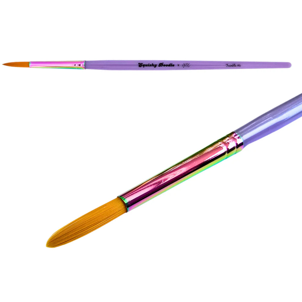 GTX - Squishy Doodle Twinkle Round #6 Brush | ClownAntics.com