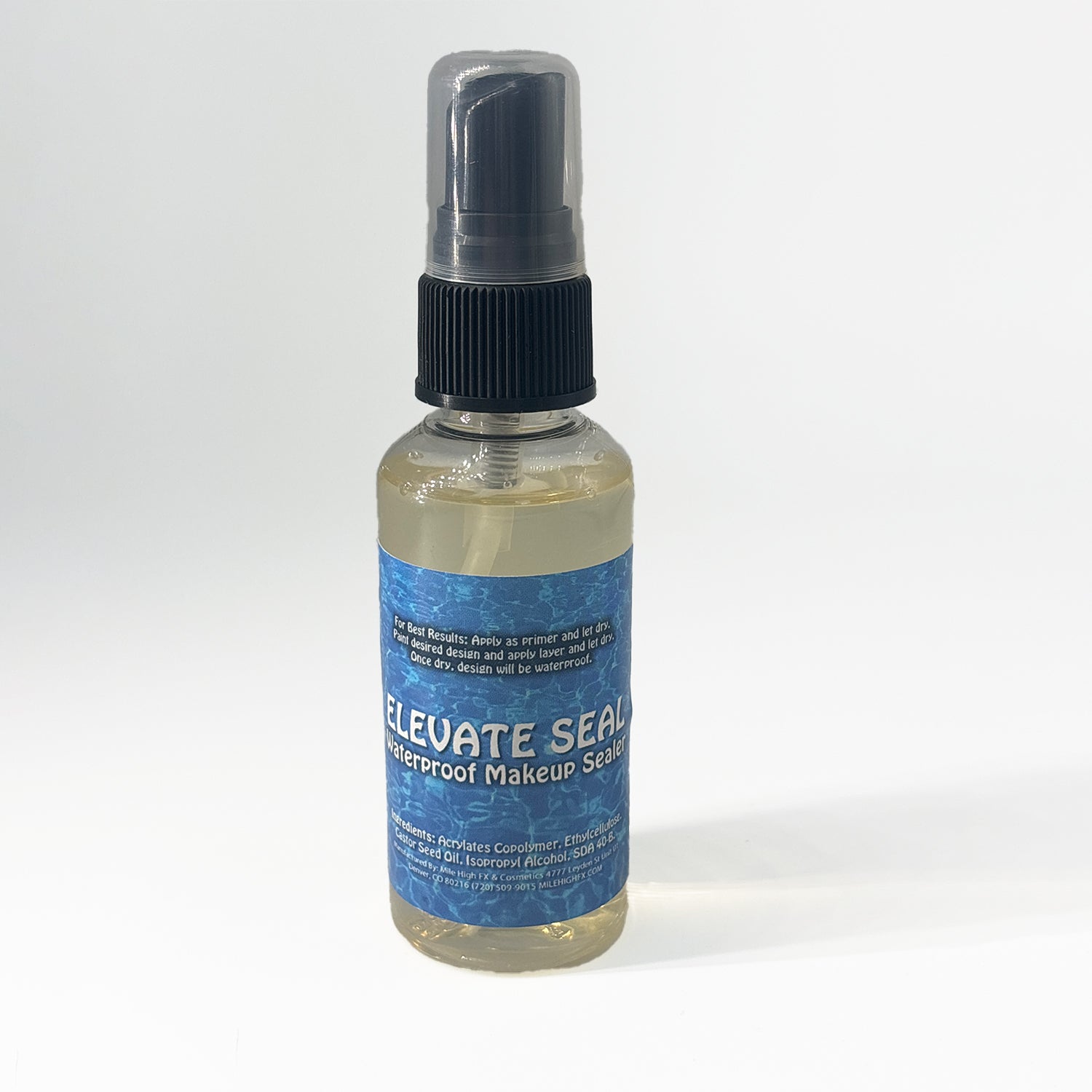 Mile High FX/Cosmetics Elevate Seal Spray (2 oz): ClownAntics.com