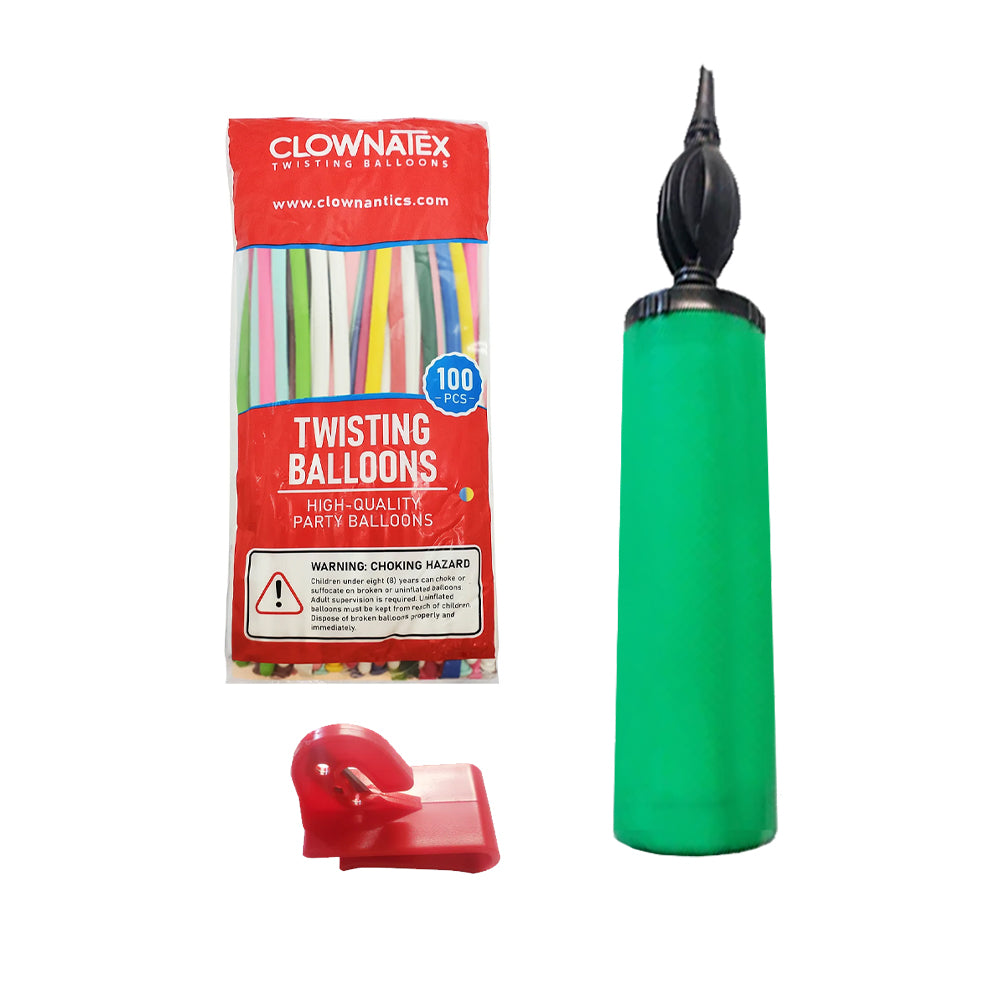 Clownatex Assorted 260 Twisting Balloon Kit: ClownAntics.com