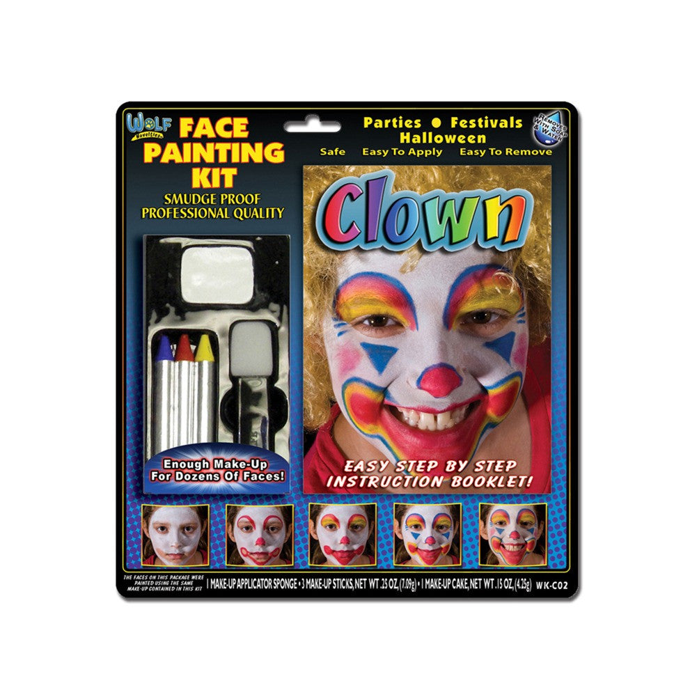 Wolfe Clown Face Painting Kit: ClownAntics.com