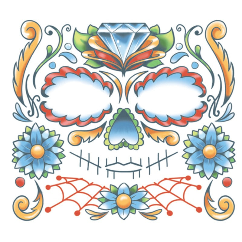 Tinsley Transfers Candy Skull Costume Kits: ClownAntics.com