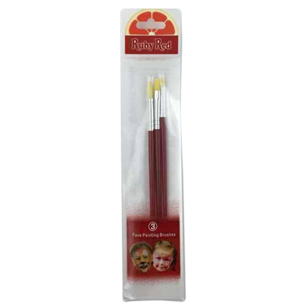Ruby Red Brush Set (3 Piece): ClownAntics.com