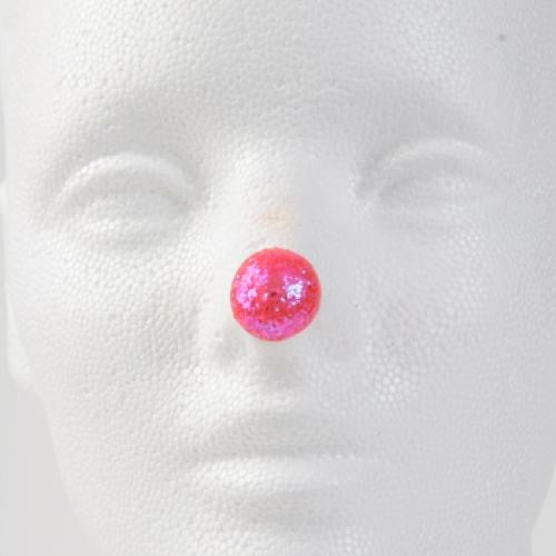 Jim Howle Clown Nose Tips - Pink Sparkle Round Size C (Penny) - 3/4 ...