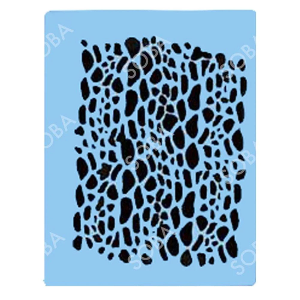 SOBA Quick EZ Stencil - Reptile Skin | ClownAntics.com